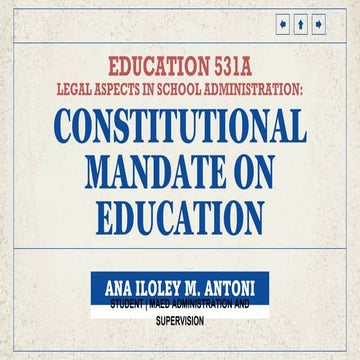CONSTITUTIONAL MANDATE ON EDUCATION.pptx