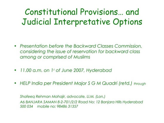 The Constitutional provision of education and social justice | PDF ...