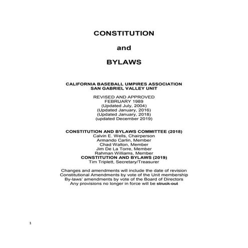 Unit rules/constitution | DOCX