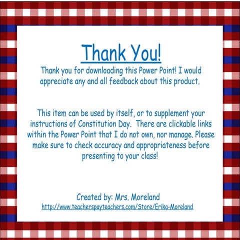 “Constitution Day: Honoring Freedom & Rights” | PPTX