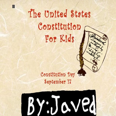 US Constitution for kids | PPT
