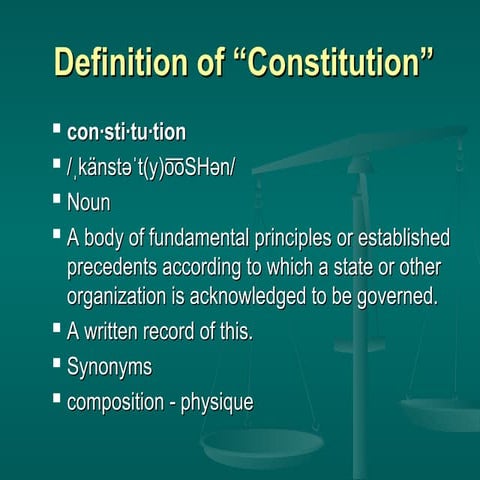 constitution of United states notes.ppt