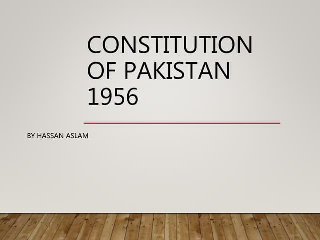 Branches of government / Structure of Government in Pakistan | PDF