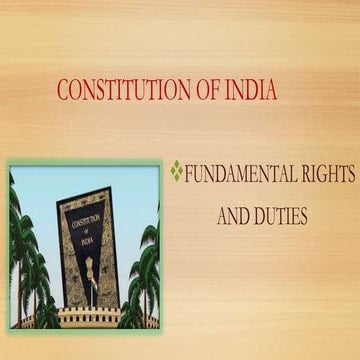 Fundamental rights n duties | PPTX