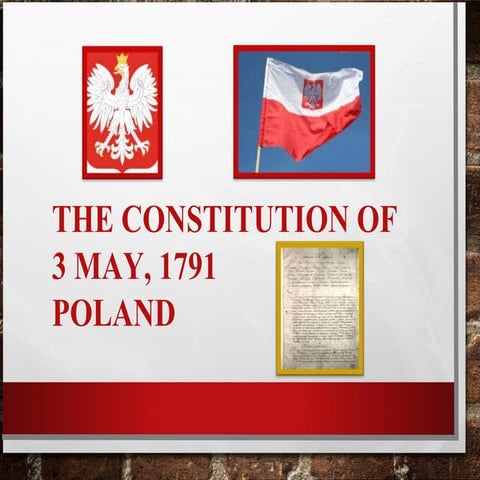 Polish Constitution of may 3, 1791 | PPT