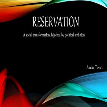 Presentation on Reservation. | PPTX