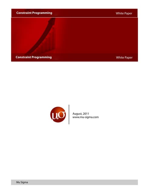 Constraint programming | PDF Constraint programming | PDF