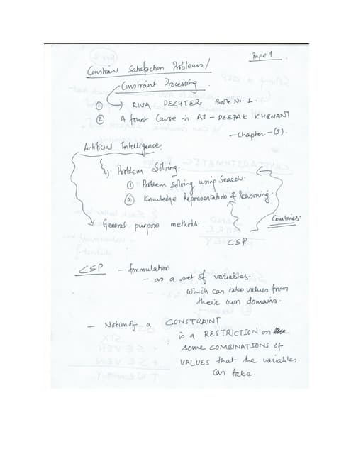 Constraint satisfaction problem | PDF Constraint satisfaction problem | PDF