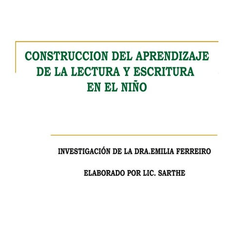 Construcción de la escritura | PPT