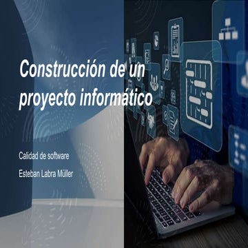 Construccion de Proyectos informaticos.pptx | Computing | Technology & Computing