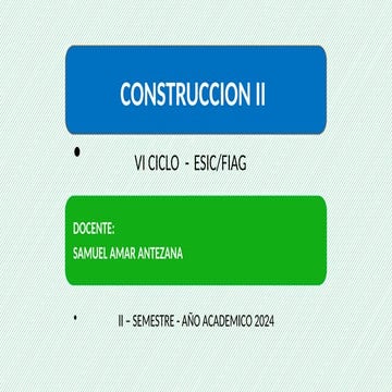 CONSTRUCCION II ALBAÑILERIA 6to Modulo.pptx