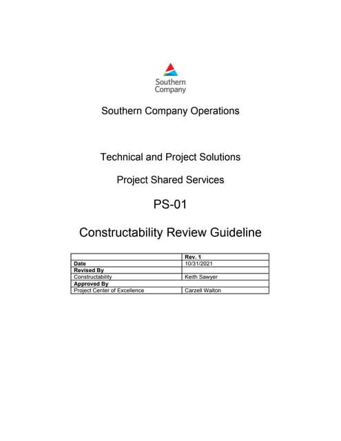 Constructability Review Guidelinepdf