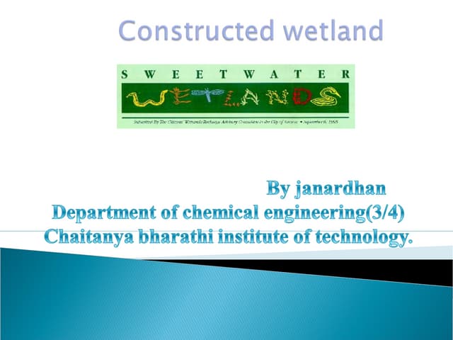 Constructed wetlands summary code innovation - feb 2013 | PDF