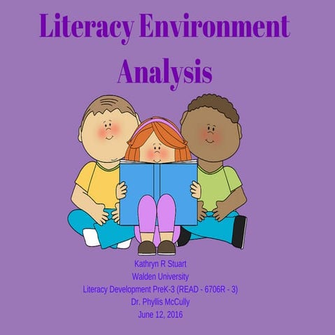 Constructing a literacy environment | PPT