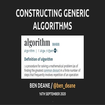 Constructinggenericalgorithmsbendeanecppcon2020pdf