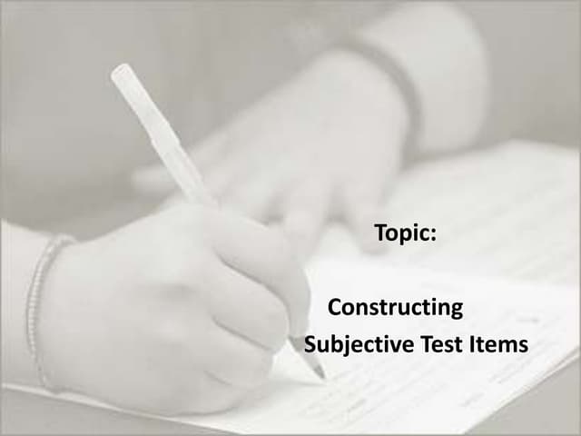 Standardized And Non Standardized Tests Ppt Standardized Testing Educational Assessment