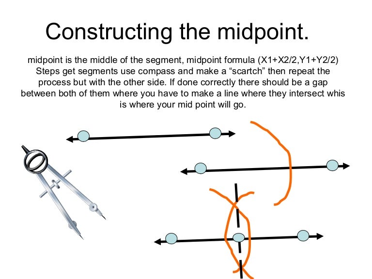 Constructing the midpoint