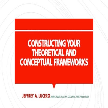 Constructing Your Conceptual Framework Pdf Infectious Diseases Diseases And Conditions