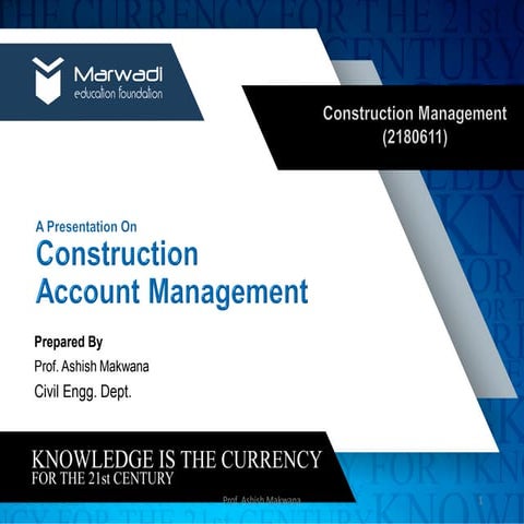 Construction account management_Construction Management (2180611 ...