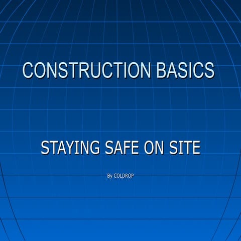 Construction basics | PPT