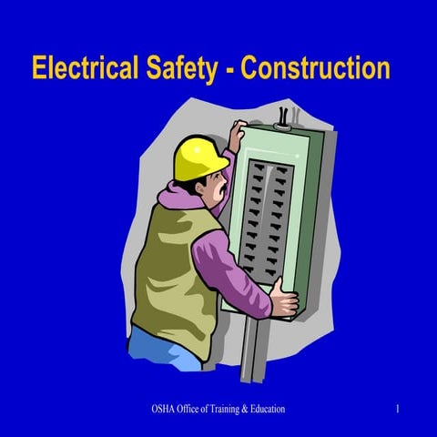 Construction_Electrical_Safety Training. | PPT