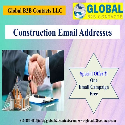 Construction email addresses | PPTX