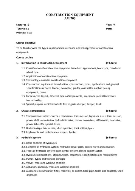 Activities used in road construction | PDF