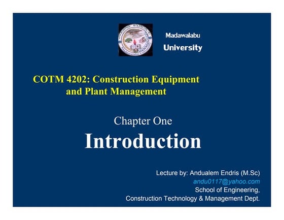 Chapter 6- Contract Management | PPT