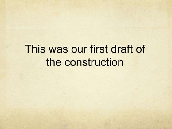 Preliminary construction | DOCX