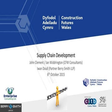 CFW Supply Chain Development | PPTX