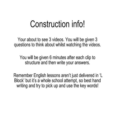Construction Info! | PPT