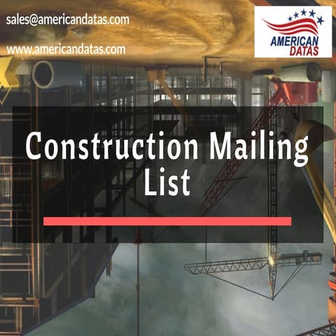 Construction Mailing List | Construction Email List | Mailing Addresses ...
