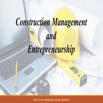 Construction management | PPT