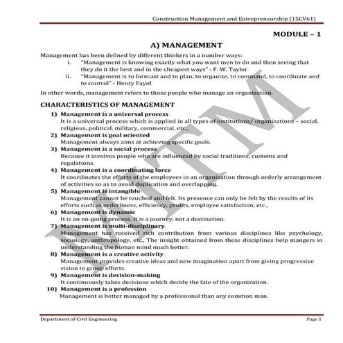 Construction Management full notes (15CV61).pdf