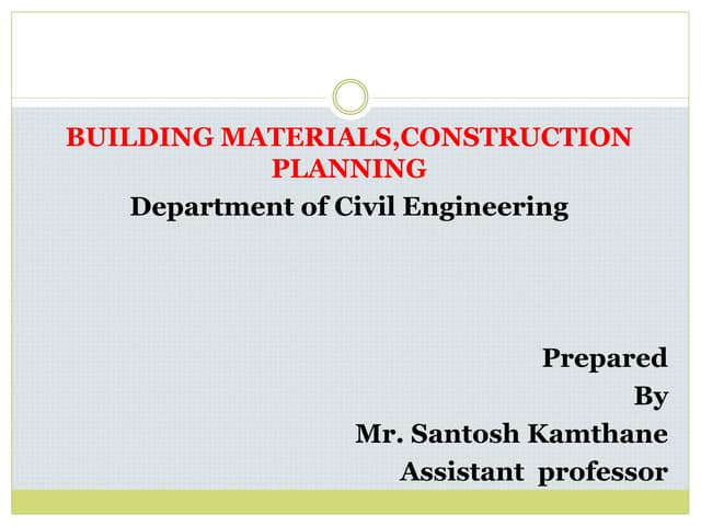 Material of construction | PPT