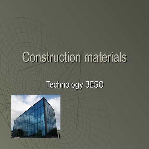 Construction materials | PPT