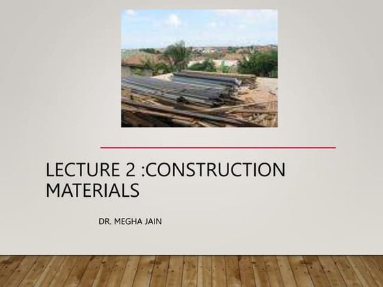 Material of construction | PPT