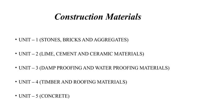 Stone as a building material. | PPTX
