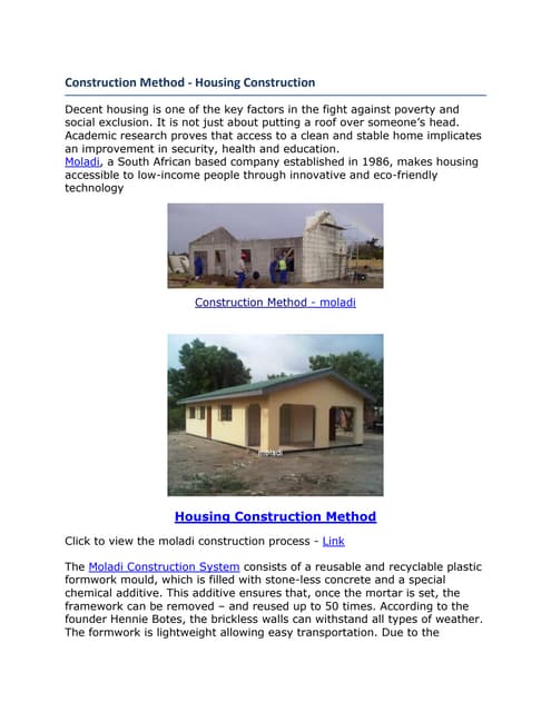 Latest innovations in construction | PPT