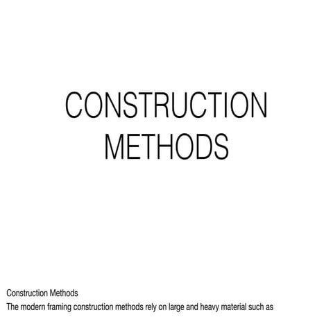 TSL Construction Methods | PDF