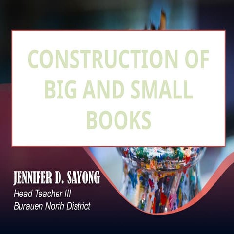Construction of Big and small Books Final.pptx
