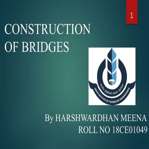Construction of bridges | PPT