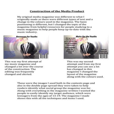 Construction of the media product | PDF