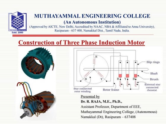 Design of stator & rotor for Wound Induction Motor | PPT