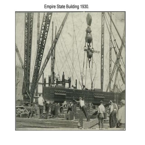 Construction Photos Of Empire State Building | PPT