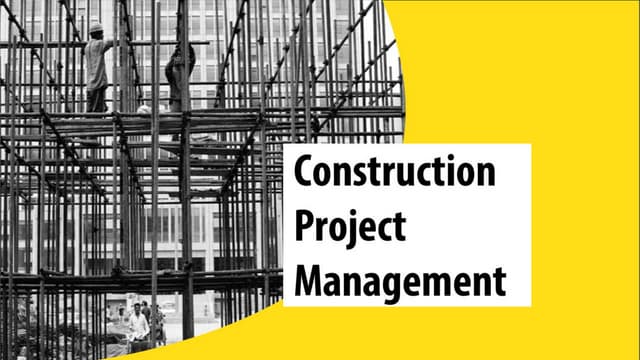 Introduction To Primavera (P6) | PPTX