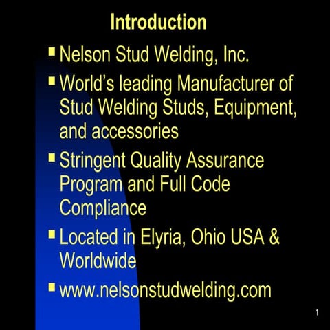Stud Welding Construction Applications_HC | PPT