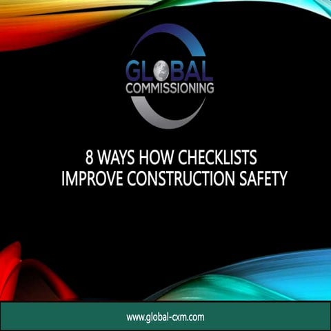 Construction Safety Checklist | PPTX