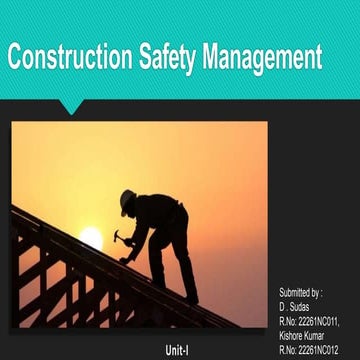 Constructionsafetymanagement 1 Pptx