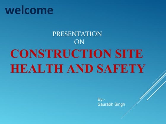 Safety in construction | PPT